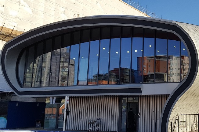 Futuristic Bus Station in Slough – Papilin