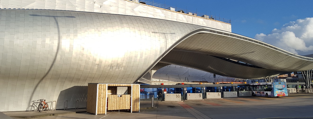 Futuristic Bus Station in Slough – Papilin